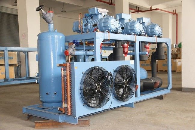 Monoblock Industrial Refrigeration Unit Low Noise Logistics Storage Use