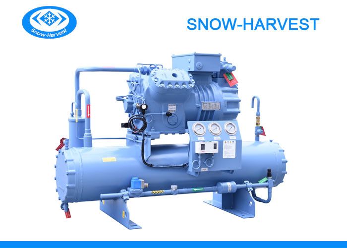High Efficiency Bitzer Water Cooled Condensing Unit Automatic Defrosting